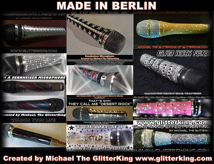 DESIGN MICROPHONES, BLING MICROPHONES, SWAROVSKI MICROPHONES, CRYSTAL ...
