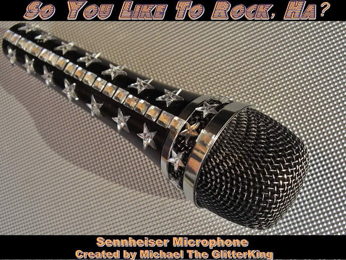 DESIGN MICROPHONES, BLING MICROPHONES, CRYSTAL MICROPHONES, MICROPHONE ...