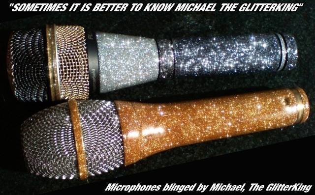DESIGN MICROPHONES, BLING MICROPHONES, CRYSTAL MICROPHONES, MICROPHONE ...
